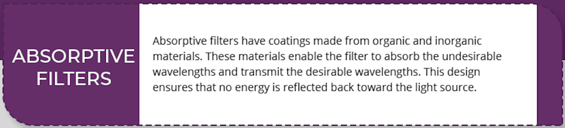 An Introduction to the Different Types of Optical Filters - Evaporated ...